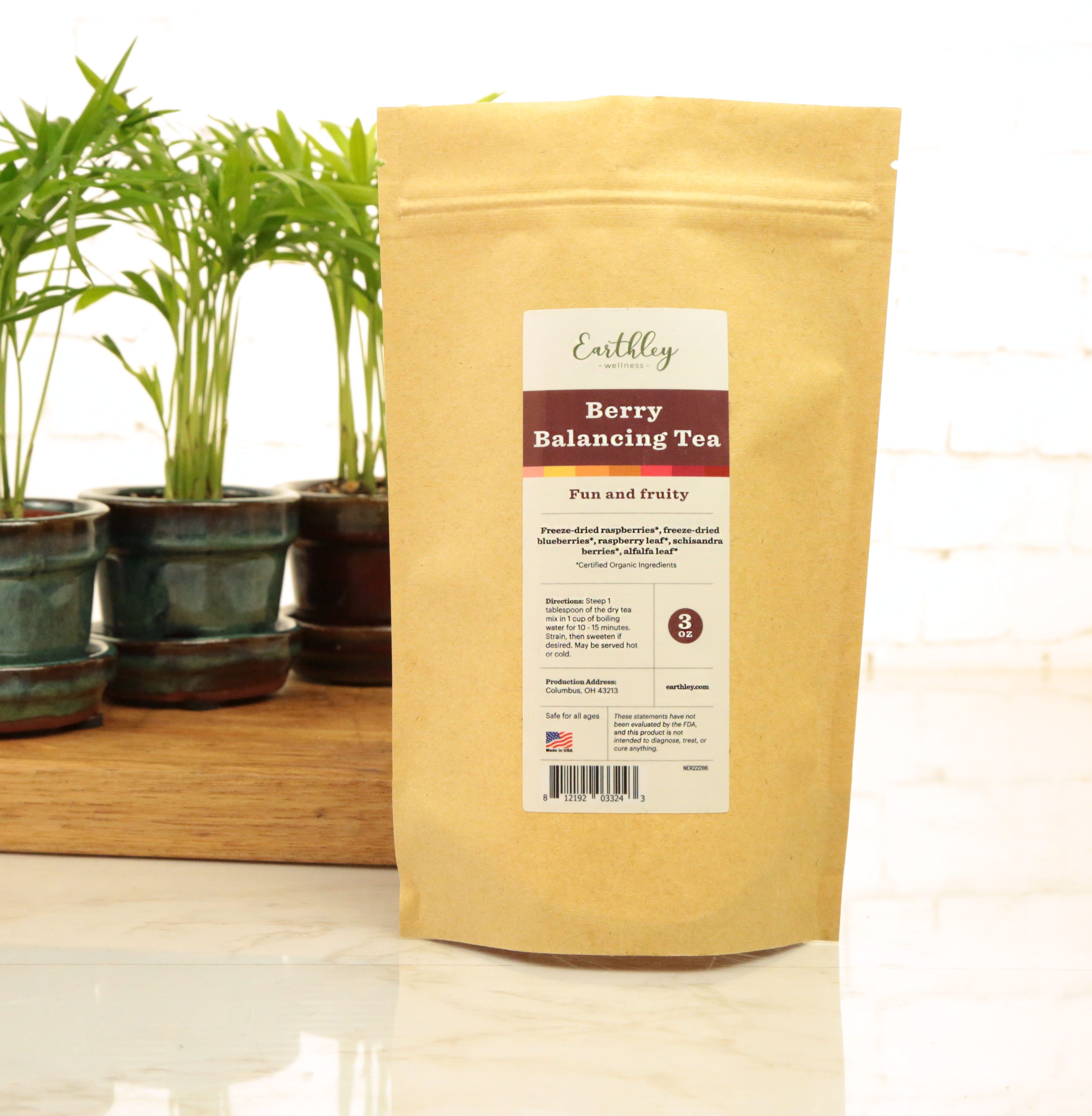 Berry Balancing Tea - For Hormone Balance | Natural Wellness | Earthley ...