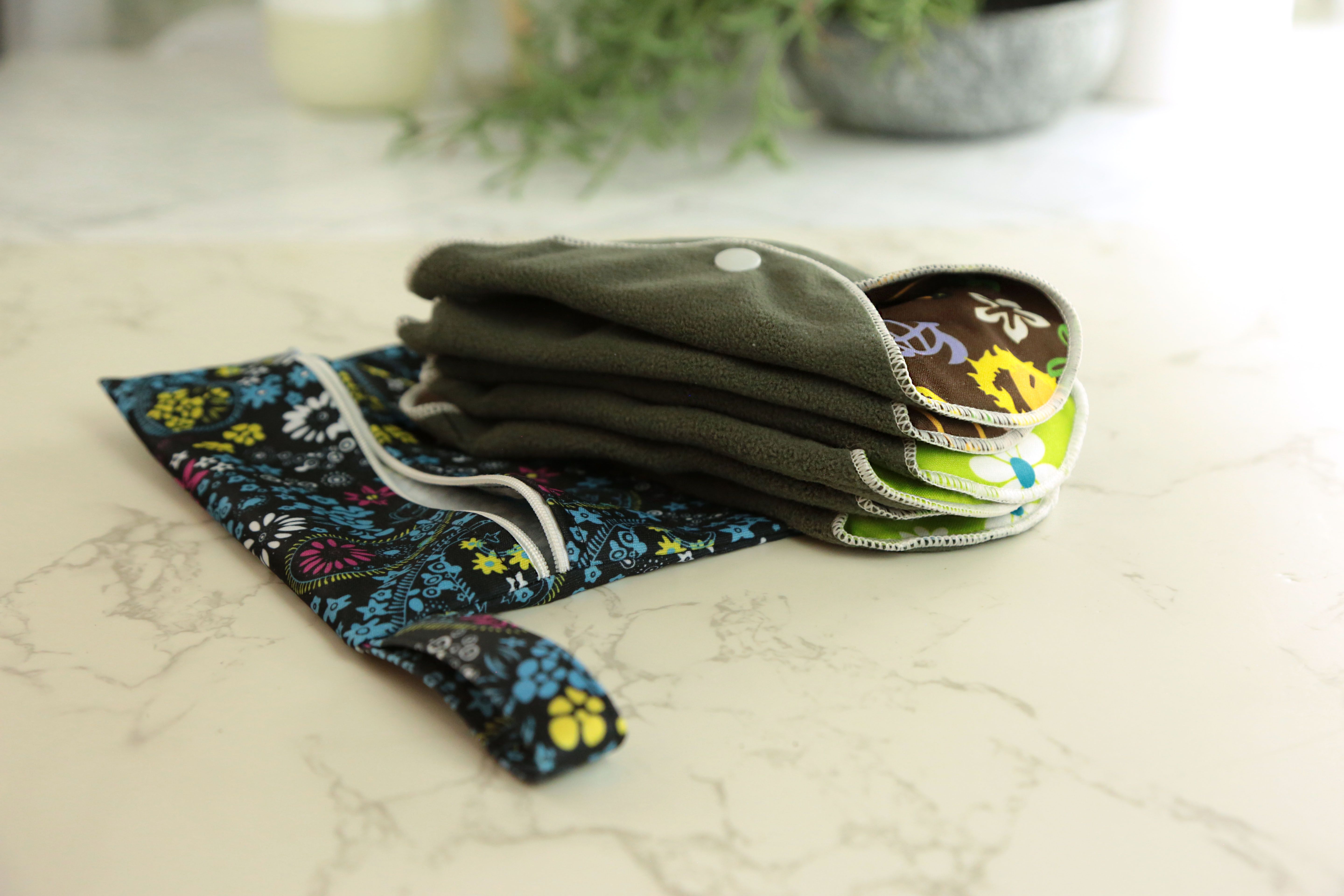 Reusable Sanitary Pad Set - Perfect for your menstrual period days or ...